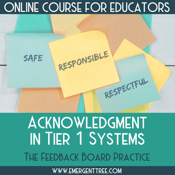 Acknowledgment in Tier 1 Systems: The Feedback Board Practice ...